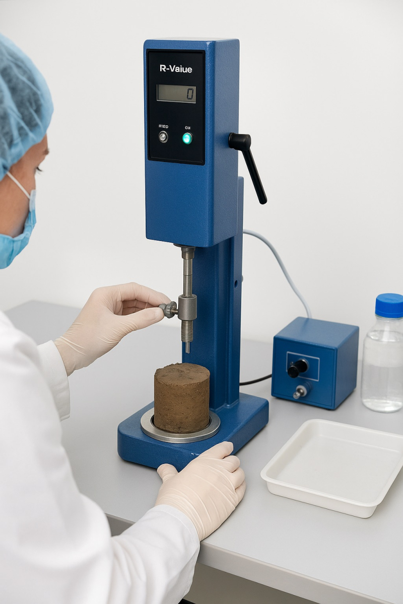 R-Value Testing Explained for Pavement Design - MARSHALL GeoScience ...